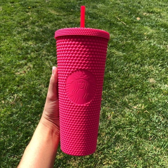 Starbucks | Dining | Starbucks Ruby Pink Studded Venti Tumbler Taiwan ...